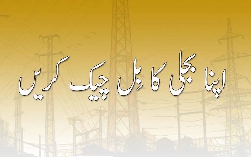 Bijli Bill Check Online