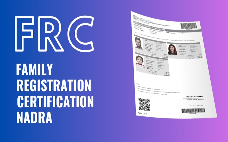 FRC Nadra Online Check CNIC, Fee & Documents Required