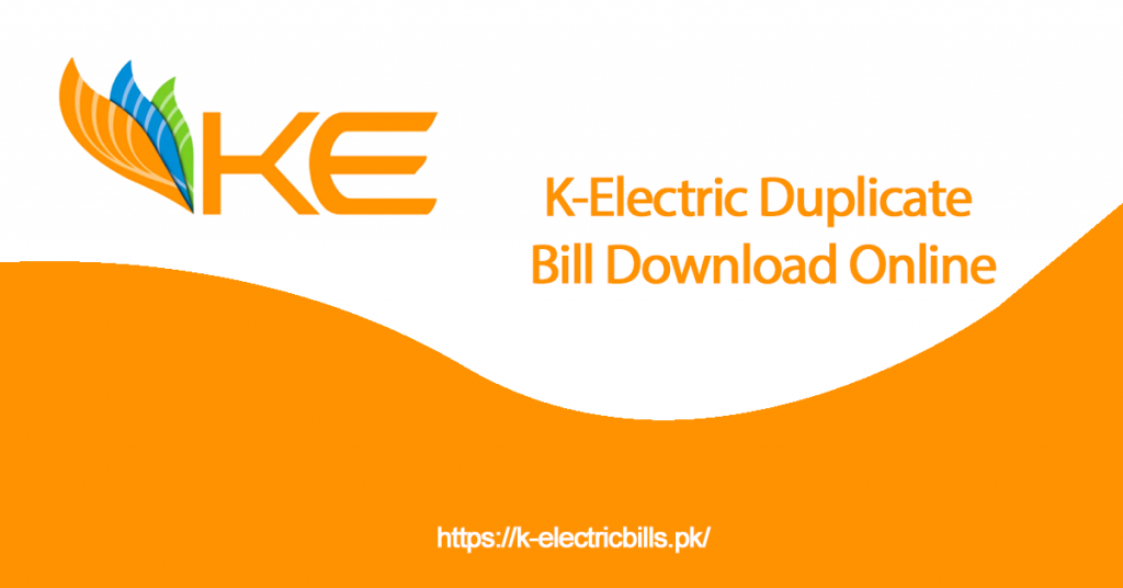 KE Duplicate Bill Online Check and Download PDF - K Electric Duplicate Bill