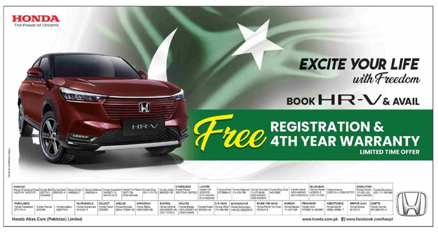 Honda's Exciting Offer: Free Registration and Extended Warranty for HR-V