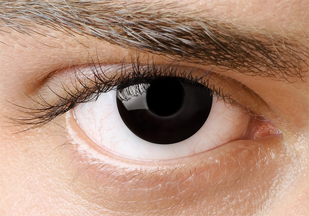 Mini Sclera Black Eye Crazy Daily Lenses Pack Ubicaciondepersonas 