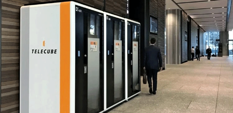Phone Booth-Like Office Spaces in Japan Allow People to Work From ...