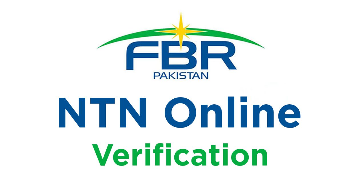 Online NTN Verification by CNIC - Check Online National Tax Number