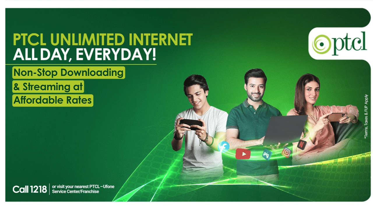 PTCL Net Packages Monthly - PTCL Internet Packages List