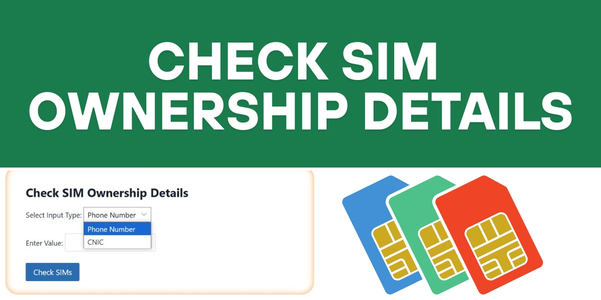SIM Owner Details - Check SIM Information Database Pakistan