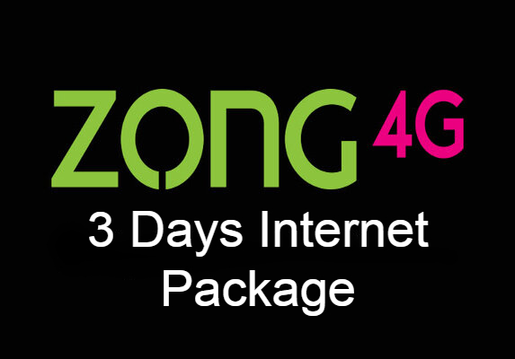Zong 3 Day Internet Package Code - How to Subscribe Zong Internet Offer