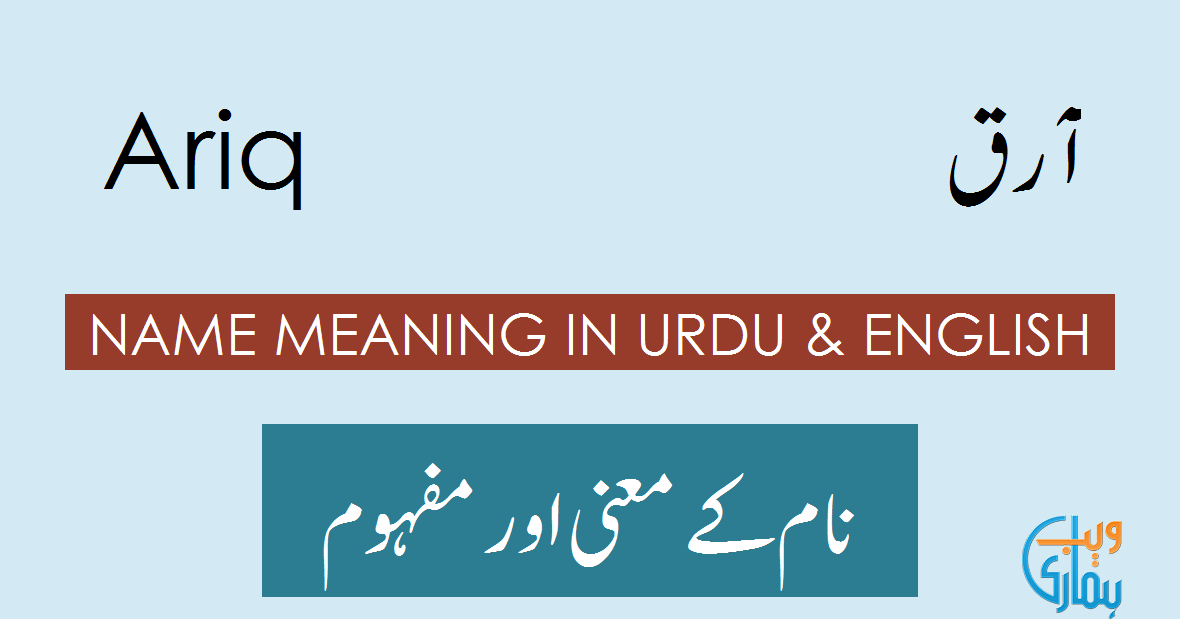 Ariq Name Meaning - Ariq Origin, Popularity & History